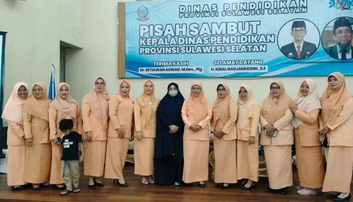 Sertijab dan Pisah Sambut Kadisdik Sulsel, Setiawan Aswad ke Iqbal ...